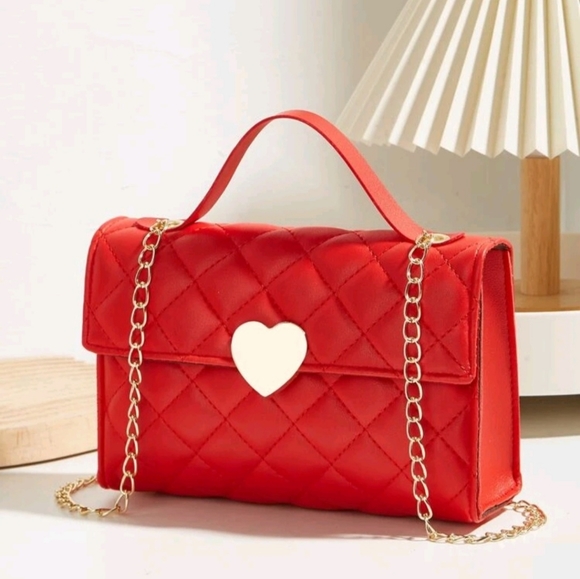 Bags | New Red Quilted Fashion Purse | Poshmark